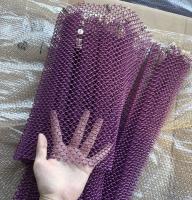 China Customized Double Hook Chain Link Decorative Mesh Fireproof Metal Mesh Curtain for sale