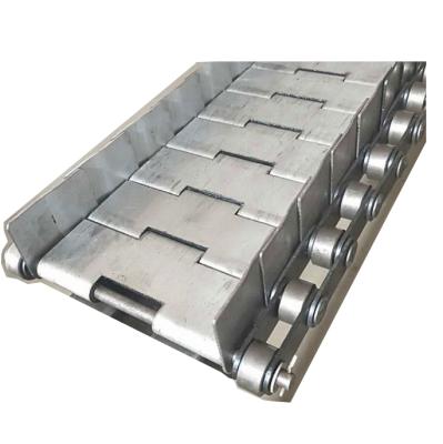China Stainless Steel Chain Plate Mesh Belt with High Wear Resistance and Customizable Dimensions for Smooth Operation for sale
