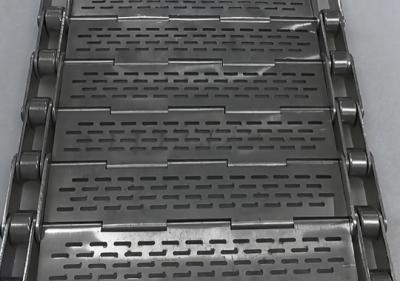 China Industrial Conveyor Belt High Temperature Resistant Punching Plate Chain Conveyor Plate Chain for sale