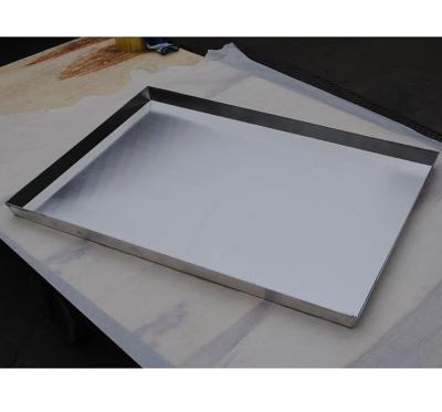 China Stainless Steel Bread Baking Hand Welding Aluminum Baking Tray with Double Edge ,Oven Baking Sheet Pan for sale