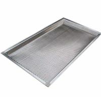 China Stainless Steel Aluminium Perforated Baking Tray For Kitchen Or Dehydration Of Food for sale