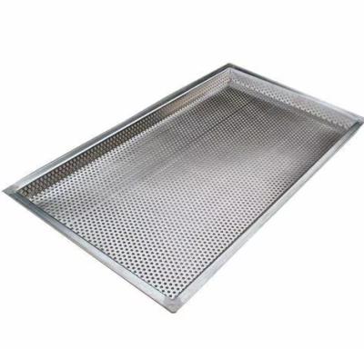 China Stainless Steel Aluminium Perforated Baking Tray For Kitchen Or Dehydration Of Food for sale