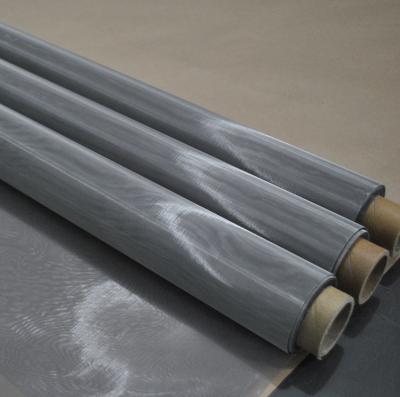 China 1 20 100 200 400 600 Micron SS 304 316 Stainless Steel Plain Woven Wire Mesh Filter Screen for sale