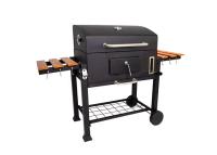 China Foldable Freestanding Charcoal Grills Portable Barbecue Side Tables Smoker 79.4 Lbs for sale
