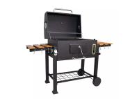China Foldable Freestanding Charcoal Grills Portable Barbecue Side Tables Smoker 79.4 Lbs for sale