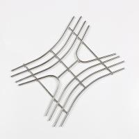 China Non Stick Stainless Steel Grill Screen Mesh Rack Mat Small Barbeque Grill Accessories for sale