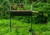 China Simple Charcoal Grill Bbq Barbecue Easy To Use Half Oil Drum Outdoor Barbecue for sale