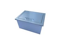 China Drop In Ice Cooler Chest Bin Stainless Steel 304 Countertop Barbeque Grill Accessories for sale