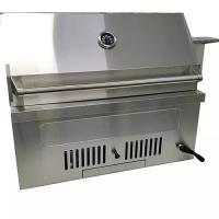 China Stainless Steel Drop In Charcoal Grills For Outdoor Kitchen Built In Island 32.5