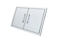 China Stainless Steel Bbq Double Access Door 36 Inch 33 Inch 30-Inch Cabinet Security for sale