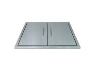 China Stainless Steel Bbq Double Access Door 36 Inch 33 Inch 30-Inch Cabinet Security for sale