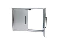 China Stainless Steel Bbq Double Access Door 36 Inch 33 Inch 30-Inch Cabinet Security for sale