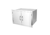 China Double BBQ Access Doors Island Barbecue Access Doors 30 Inch Dry Storage for sale