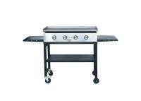 China 4 Burner Gas Griddle Grill Outdoor Flat Top Cart Portable Tabletop Barbecue Gas Grill for sale
