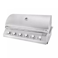 China 6 Burner Built In Bbq Gas Grill With Side Burner And Rotisserie 38 Inch for sale