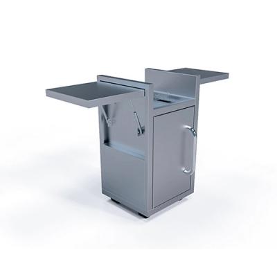 China Portable Barbeque BBQ Grill Cart Freestanding Stainless Steel OEM ODM TLGTOF021 for sale