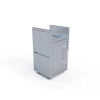 China Portable Barbeque BBQ Grill Cart Freestanding Stainless Steel OEM ODM TLGTOF021 for sale