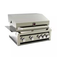 China 30 Inch 4 Burner Built In Gas Grills With Side Burner Outdoor Kitchen for sale