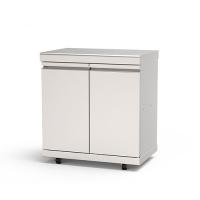 China Outdoor Bbq Trolley Stainless Steel Storage Cabinet With Wheels 4 Garden TLGTOF041 for sale