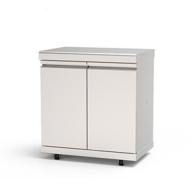 China Outdoor Bbq Trolley Stainless Steel Storage Cabinet With Wheels 4 Garden TLGTOF041 for sale