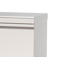 China Outdoor Bbq Trolley Stainless Steel Storage Cabinet With Wheels 4 Garden TLGTOF041 for sale