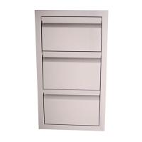 China Grill Stainless Steel Drawers For Outdoor Bbq Kitchens 20 Inch BBQ Triple Storage for sale