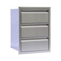 China Custom Stainless Steel Bbq Doors And Drawers For Outdoor Kitchens Flush Mount 68 Lbs for sale