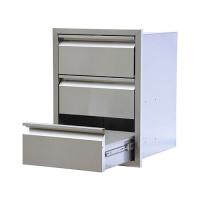 China Custom Stainless Steel Bbq Doors And Drawers For Outdoor Kitchens Flush Mount 68 Lbs for sale