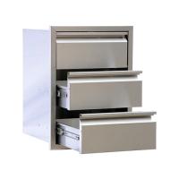 China Custom Stainless Steel Bbq Doors And Drawers For Outdoor Kitchens Flush Mount 68 Lbs for sale