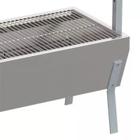 China Stainless Steel Charcoal Bbq Grill With Rotisserie Spit Roast 125lb Capacity for sale