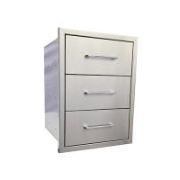 China Outdoor Bbq Doors And Drawers Built In Doors Triple  1.0-3.0mm   Thickness for sale