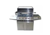 China 32 Inch Small Freestanding Gas Bbq Grill Outdoor Portable Camping Garden 5 Burner for sale