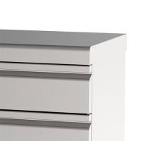 China Pull Out 3 Tier BBQ Storage Drawers Stainless Steel Outdoor Kitchen Doors And Drawers for sale