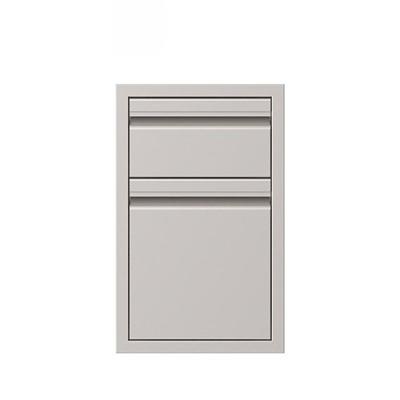 China Double Access BBQ Storage Drawers Grill Stainless Steel Built In Island for sale