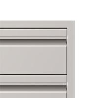 China Double Access BBQ Storage Drawers Grill Stainless Steel Built In Island for sale
