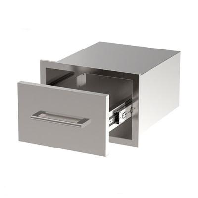 China Warming BBQ Storage Drawers Built In 15 Inch Outdoor Single Drawer for sale