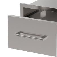 China Warming BBQ Storage Drawers Built In 15 Inch Outdoor Single Drawer for sale