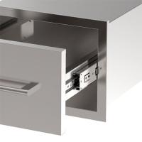 China Warming BBQ Storage Drawers Built In 15 Inch Outdoor Single Drawer for sale
