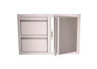 China Bbq Island Outdoor Kitchen Door Drawer Combo Cabinet 33 Inch for sale