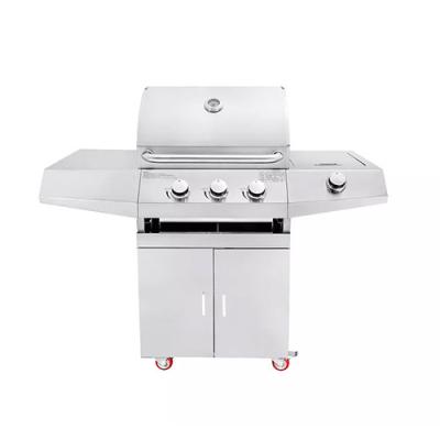 China Fire Freestanding Gas Grills For Outdoor Kitchen 3 1 Burners 21.65x19.69 inch for sale