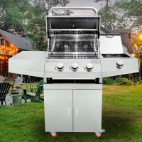 China Fire Freestanding Gas Grills For Outdoor Kitchen 3 1 Burners 21.65x19.69 inch for sale