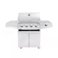 China 25 Inch 4 Burner Freestanding Gas Grills Bbq Outdoor Kitchen Backyard Party Combo for sale