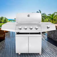 China 25 Inch 4 Burner Freestanding Gas Grills Bbq Outdoor Kitchen Backyard Party Combo for sale