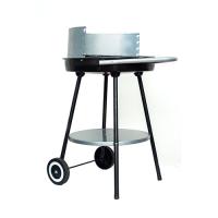 China 24 Inch 20 Inch Freestanding Charcoal Grills With Wheels BBQ Camping for sale