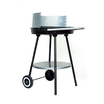 China 24 Inch 20 Inch Freestanding Charcoal Grills With Wheels BBQ Camping for sale