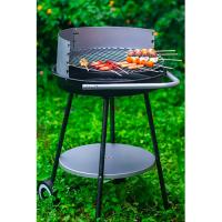 China 24 Inch 20 Inch Freestanding Charcoal Grills With Wheels BBQ Camping for sale