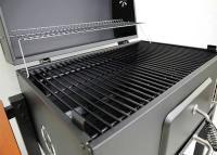China 30 Inch Bbq Freestanding Charcoal Grills With Side Burner Tables Cover Smoker Combo for sale