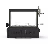 China Outdoor Drop In Charcoal Grills Bbq Built In Smoker Roasting Machine Metal Roaster 50.3