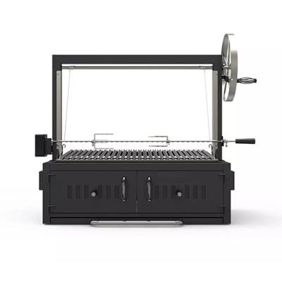 China Outdoor Drop In Charcoal Grills Bbq Built In Smoker Roasting Machine Metal Roaster 50.3