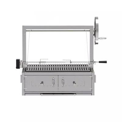 China Drop In Countertop Charcoal Grill Outdoor Built In Charcoal Barbecue Grills Fire  854 Sq.In. for sale